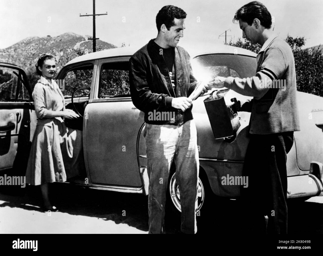 Luana Patten & Steven Marlo Film: The Young Captives (1957) Characters ...