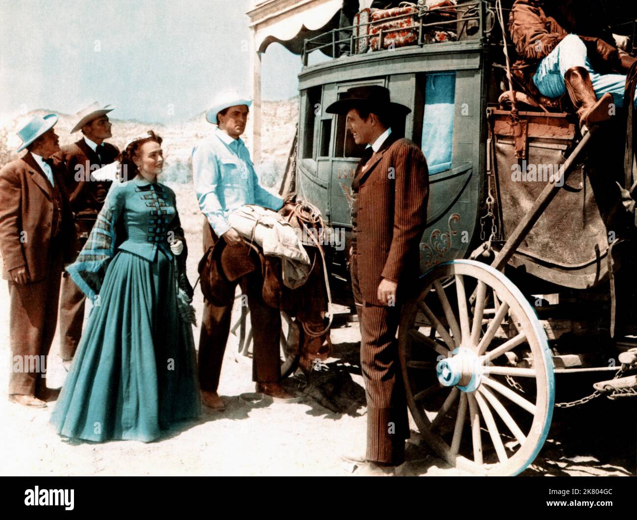 Donna Reed & Rock Hudson Film Gun Fury (1953) Characters: Jennifer Ballard & Ben Warren Director ...