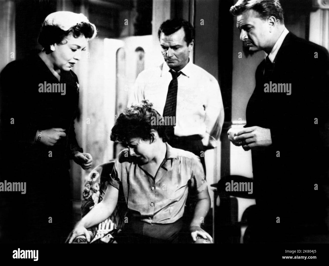 Jo Van Fleet, Susan Hayward & Eddie Albert Film I'Ll Cry Tomorrow (1955 ...