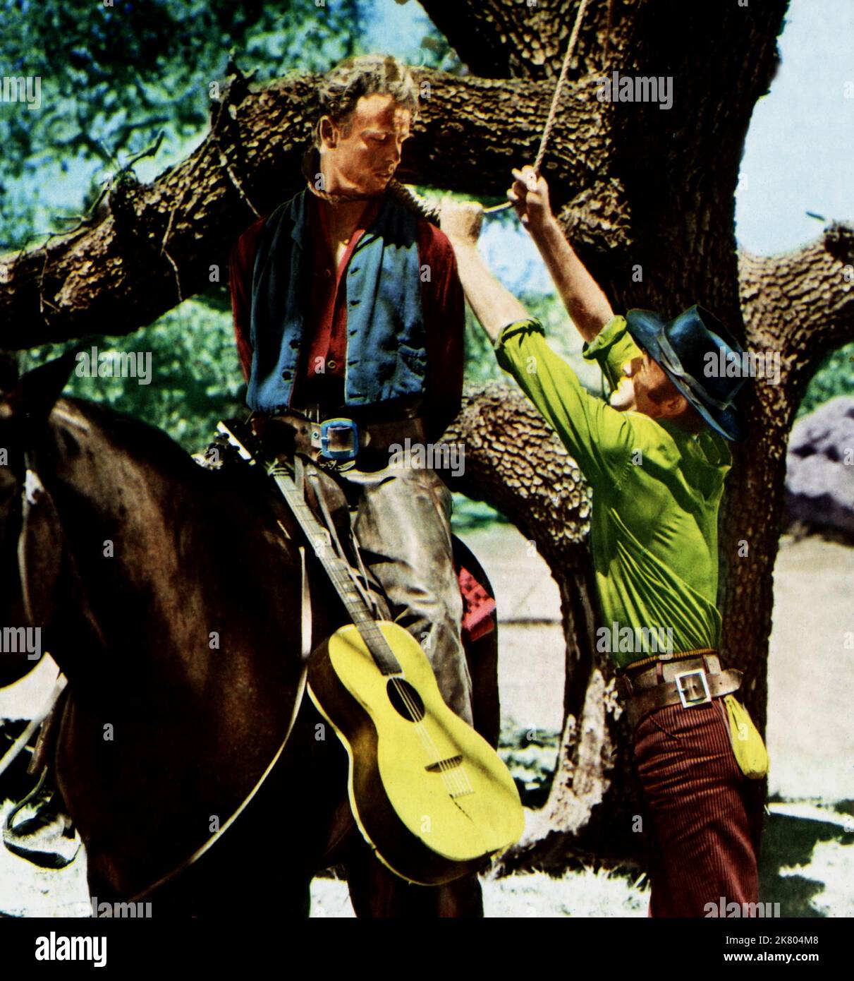 Scene With Mark Stevens Film: Jack Slade (1950) Characters: WITH Joseph ...