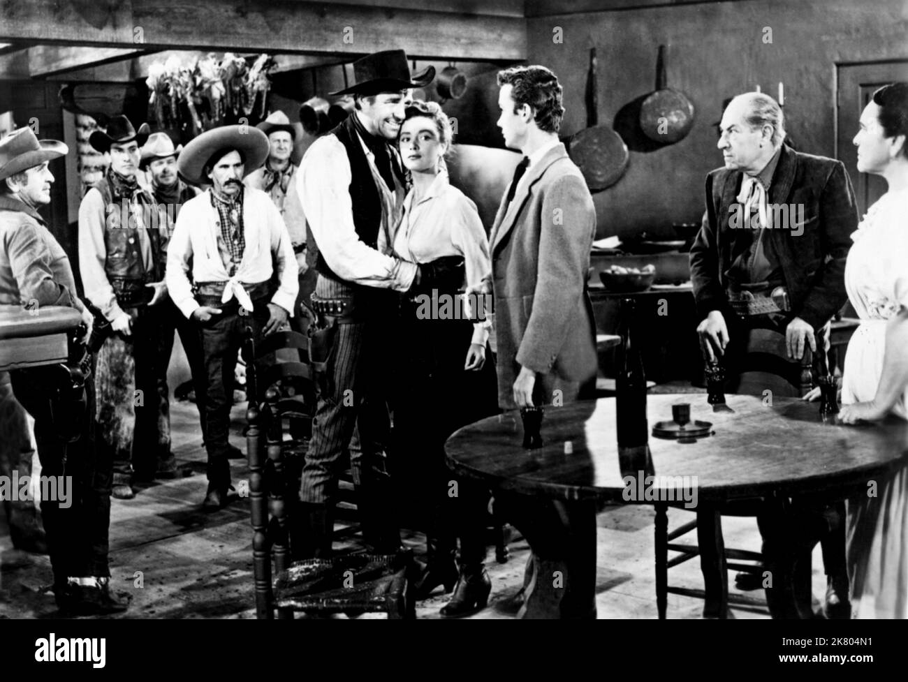 Harry Shannon, Anna Maria Alberghetti & Ben Cooper Film: Duel At Apache ...