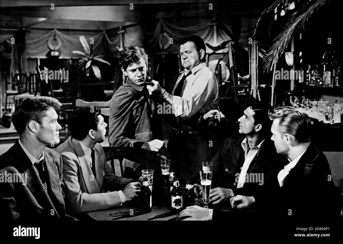 Chuck Connors & Henry Kulky Film: The Human Jungle (1958) Characters ...