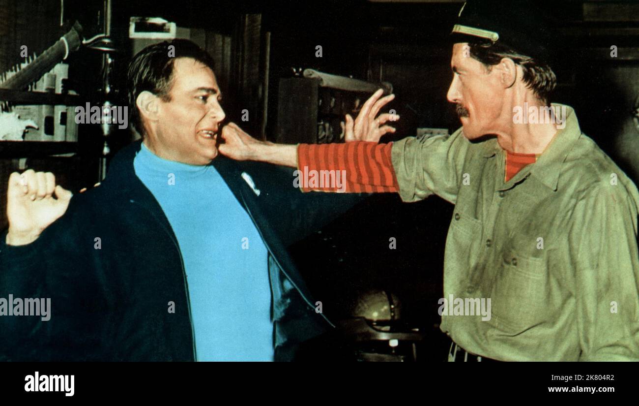 Jon Hall & John Carradine Film Hell Ship Mutiny (1959) Characters: Capt. Jim Knight & Malone ...