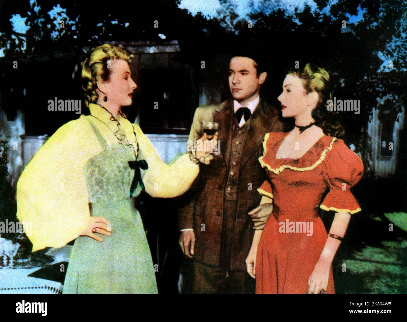 Carole Mathews, Whitfield Connor & Jeanne Crain Film: City Of Bad Men ...