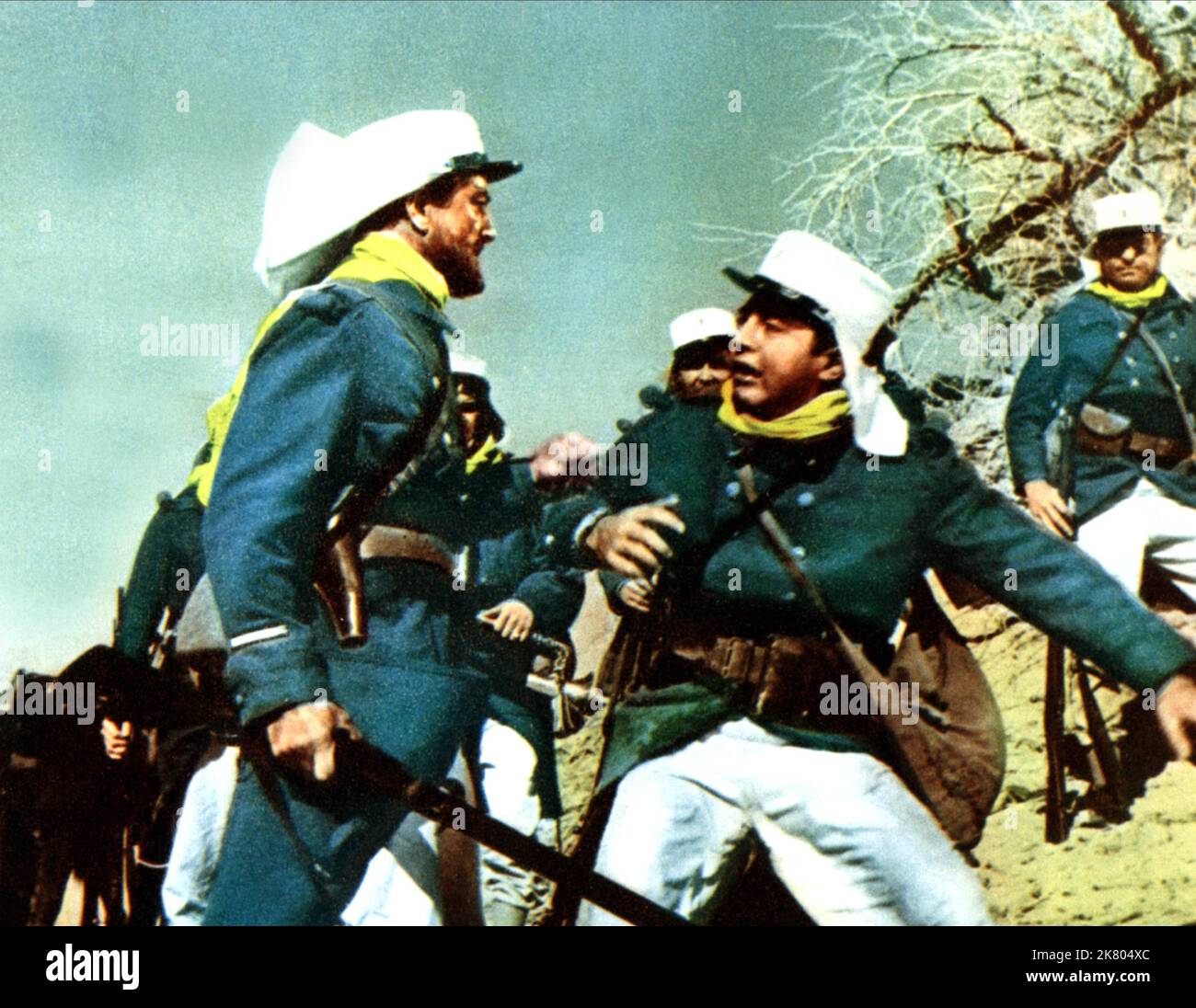 Scene With Brian Keith Film: Desert Hell (1957) Characters: WITH Capt ...