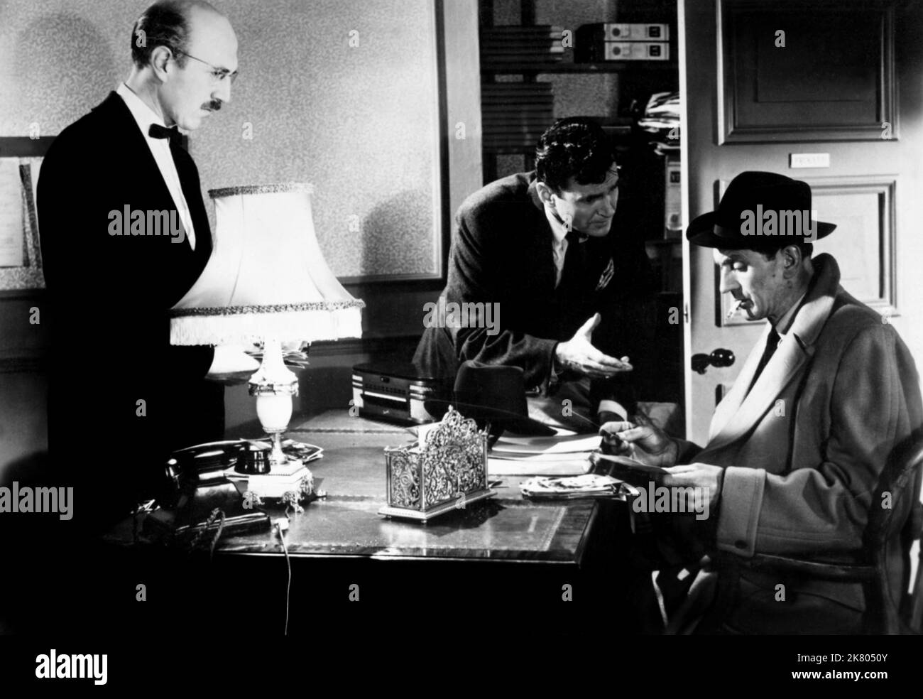 Lionel Jeffries & Carl Bernard Film Hour Of Decision (1957) Characters ...