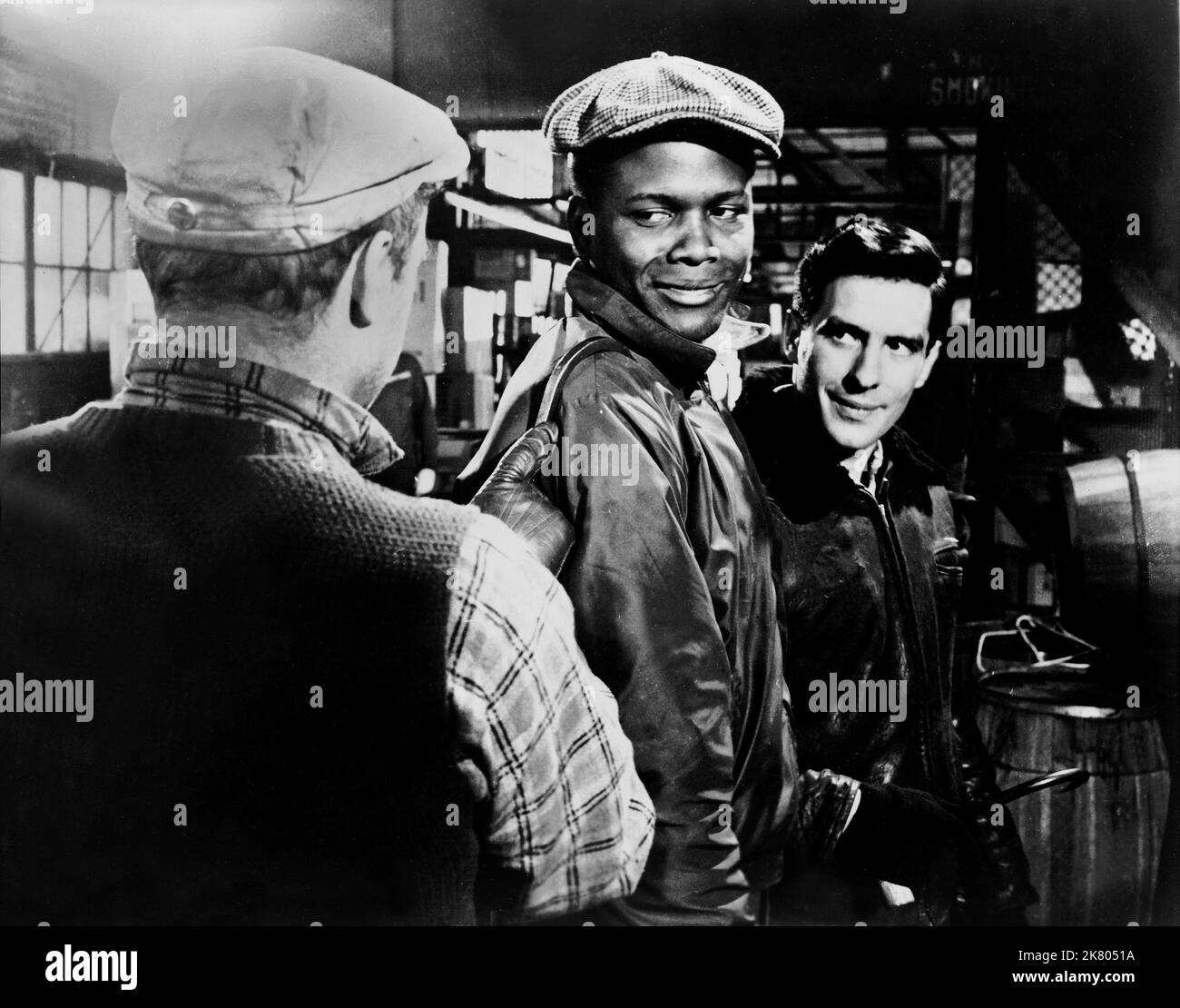 Sidney Poitier & John Cassavetes Film Edge Of The City (1959 ...