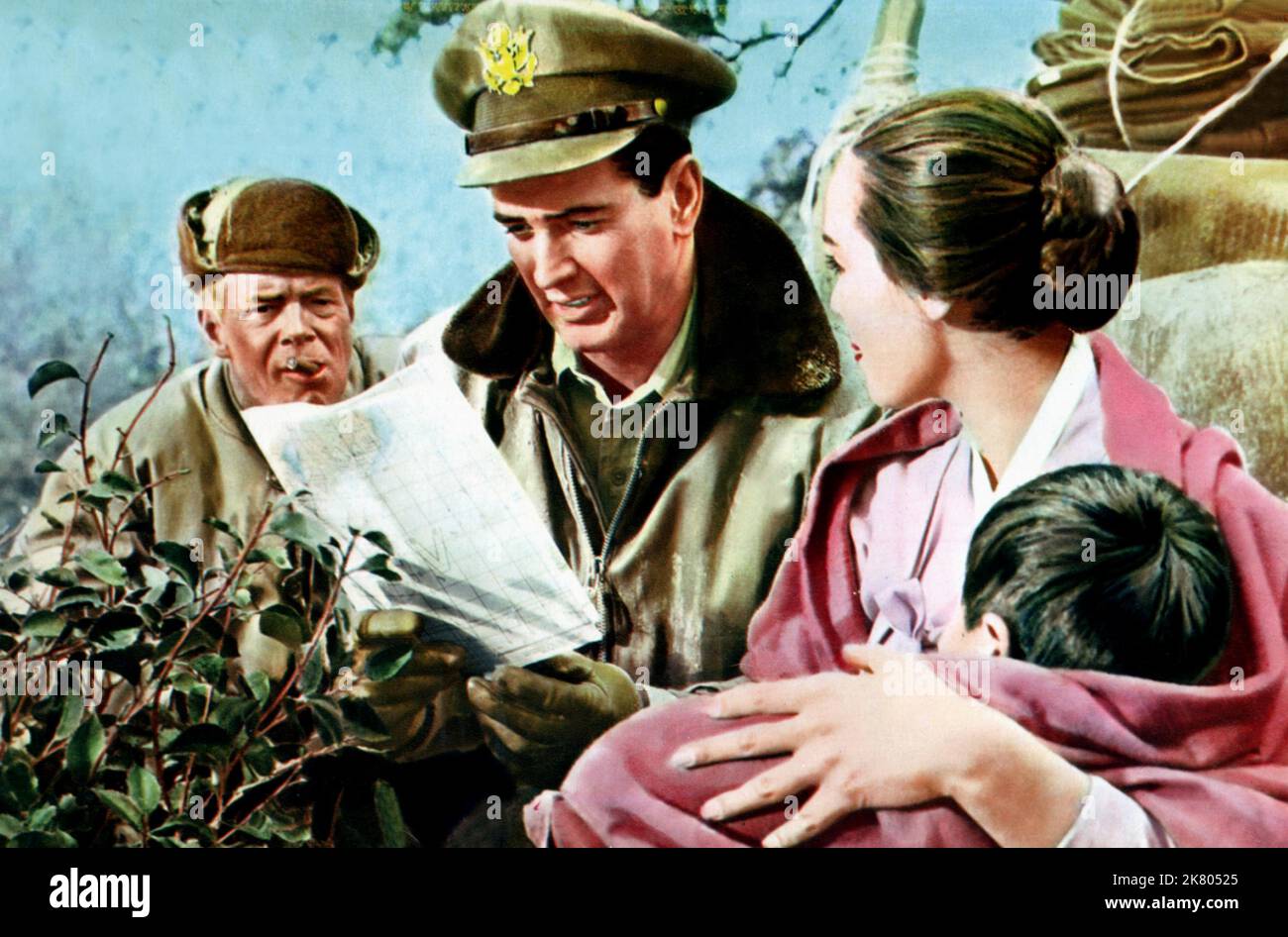 Rock Hudson & Anna Kashfi Film Battle Hymn (1957) Characters: Col. Dean ...