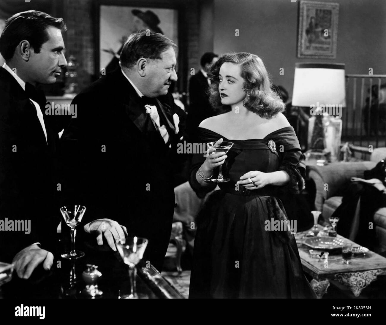 Gary Merril, Gregory Ratoff & Bette Davis Film: All About Eve (USA 1950 ...