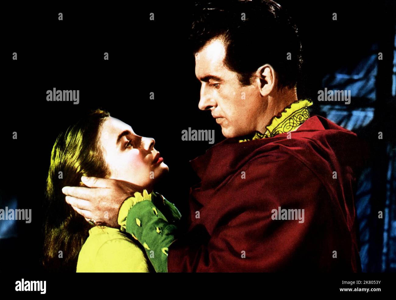 Jean Simmons, Stewart Granger Film Young Bess (1953) Characters: Young ...