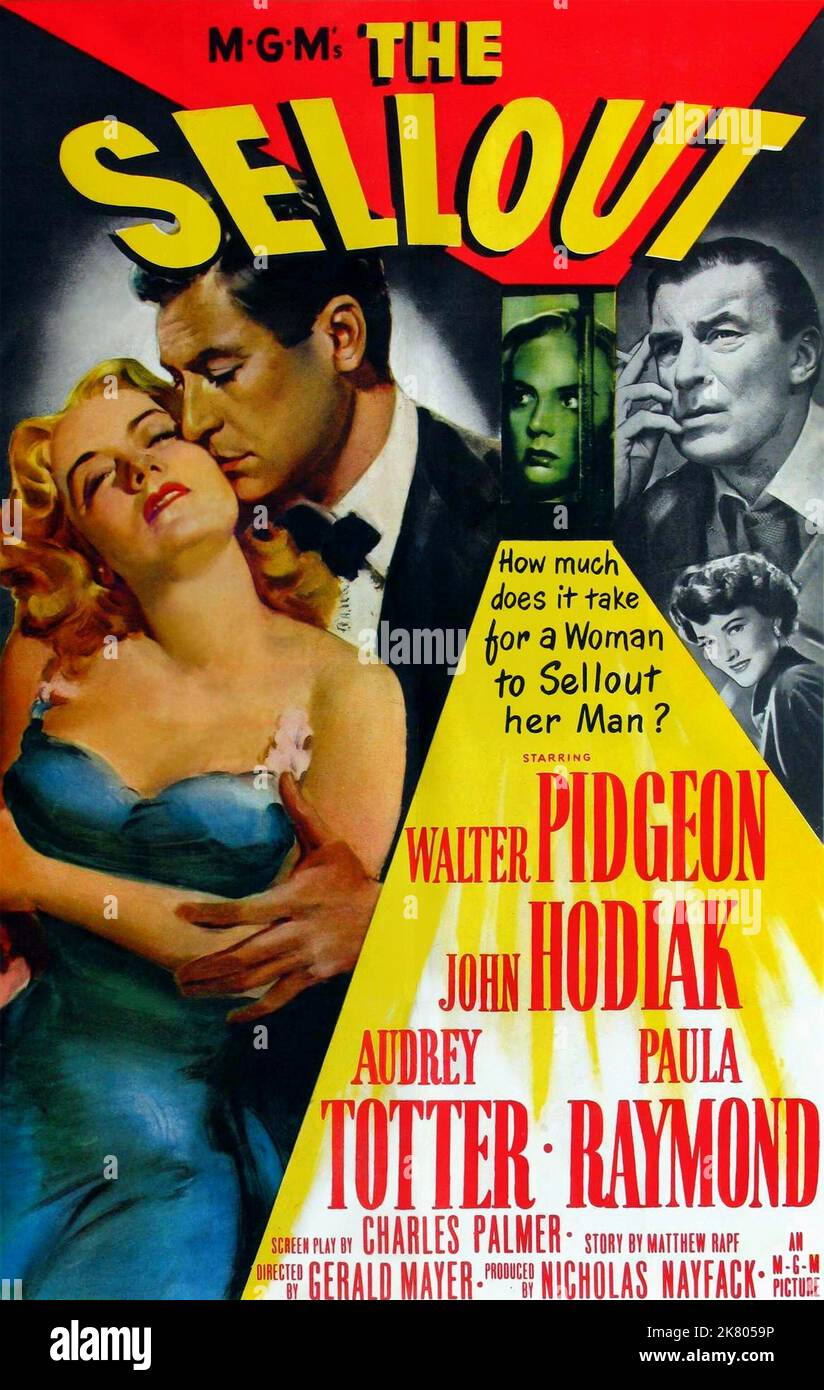 Movie Poster Film The Sellout (1954) Director: Gerald Mayer 30 May 1952 ...