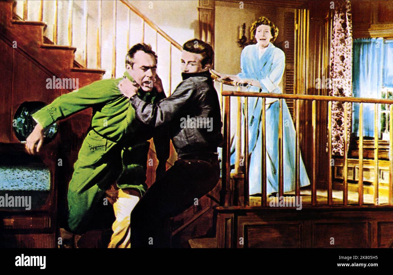 Jim Backus, James Dean & Ann Doran Film: Rebel Without A Cause (USA ...
