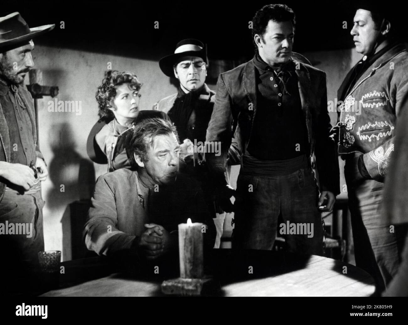 Yvonne De Carlo, Lon Chaney Jr, Anthony Caruso, Cornel Wilde & Raymond ...