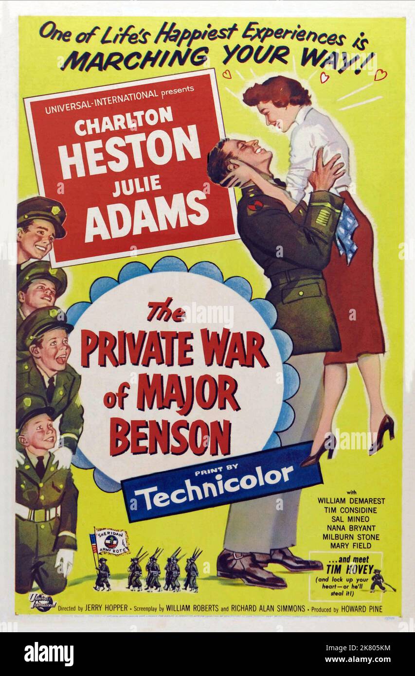 Movie Poster Film The Private War Of Major Benson (1955) Director ...