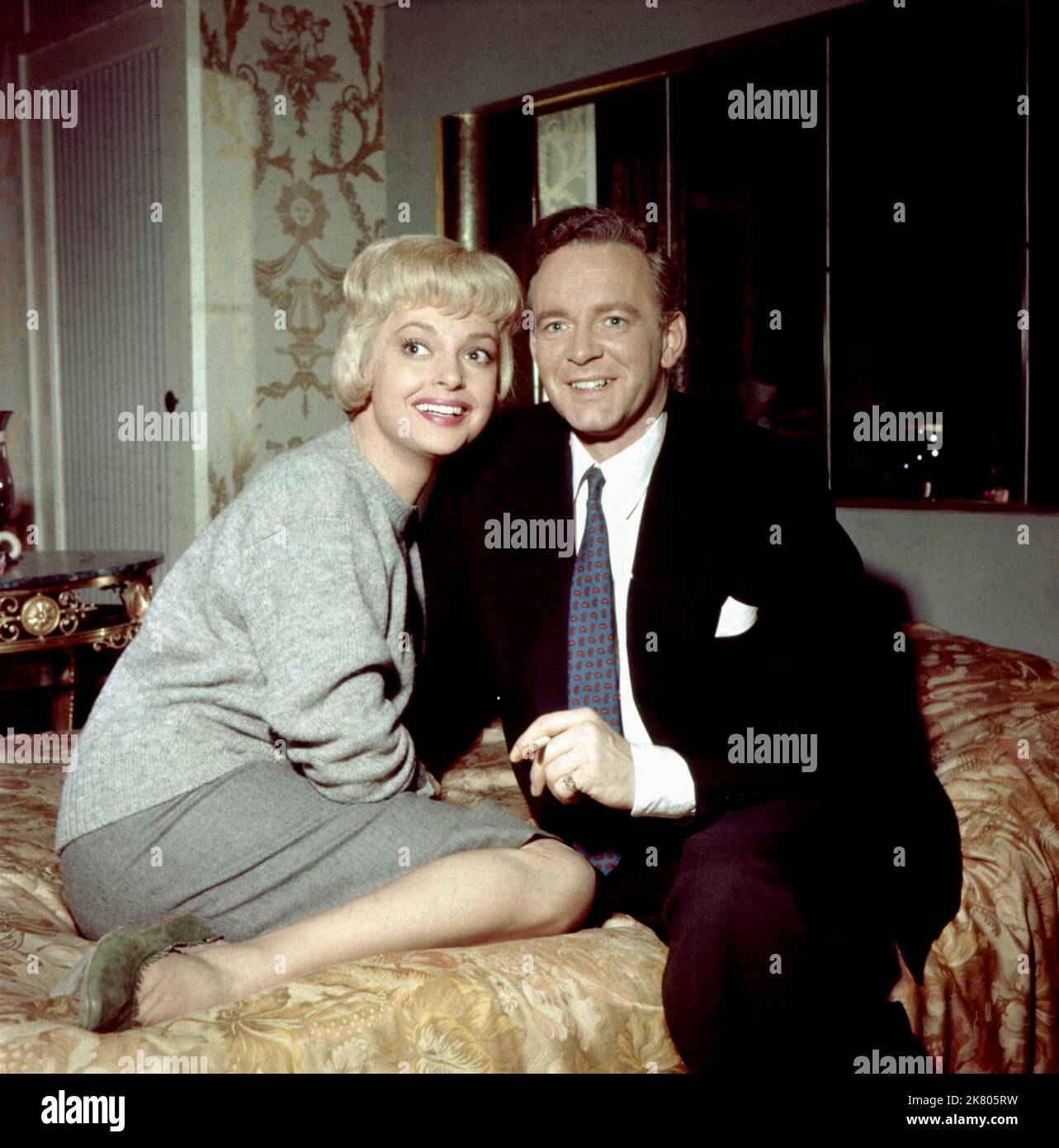 Nadja Tiller & Tony Britton Film: The Rough And The Smooth; Portrait Of ...