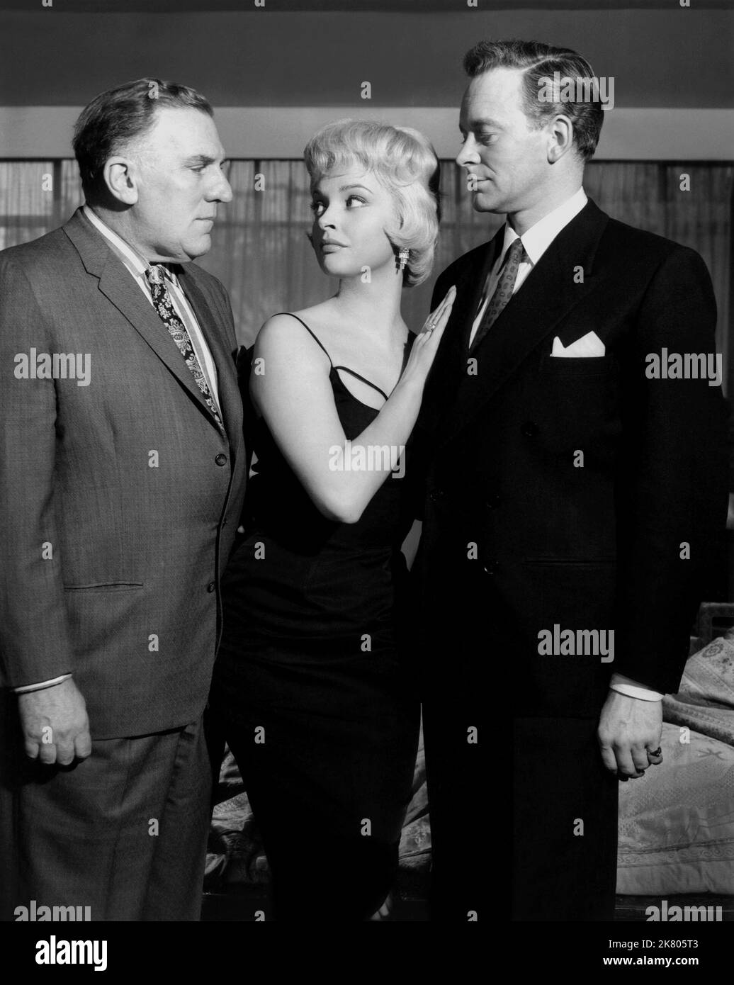 William Bendix, Nadja Tiller & Tony Britton Film: The Rough And The ...