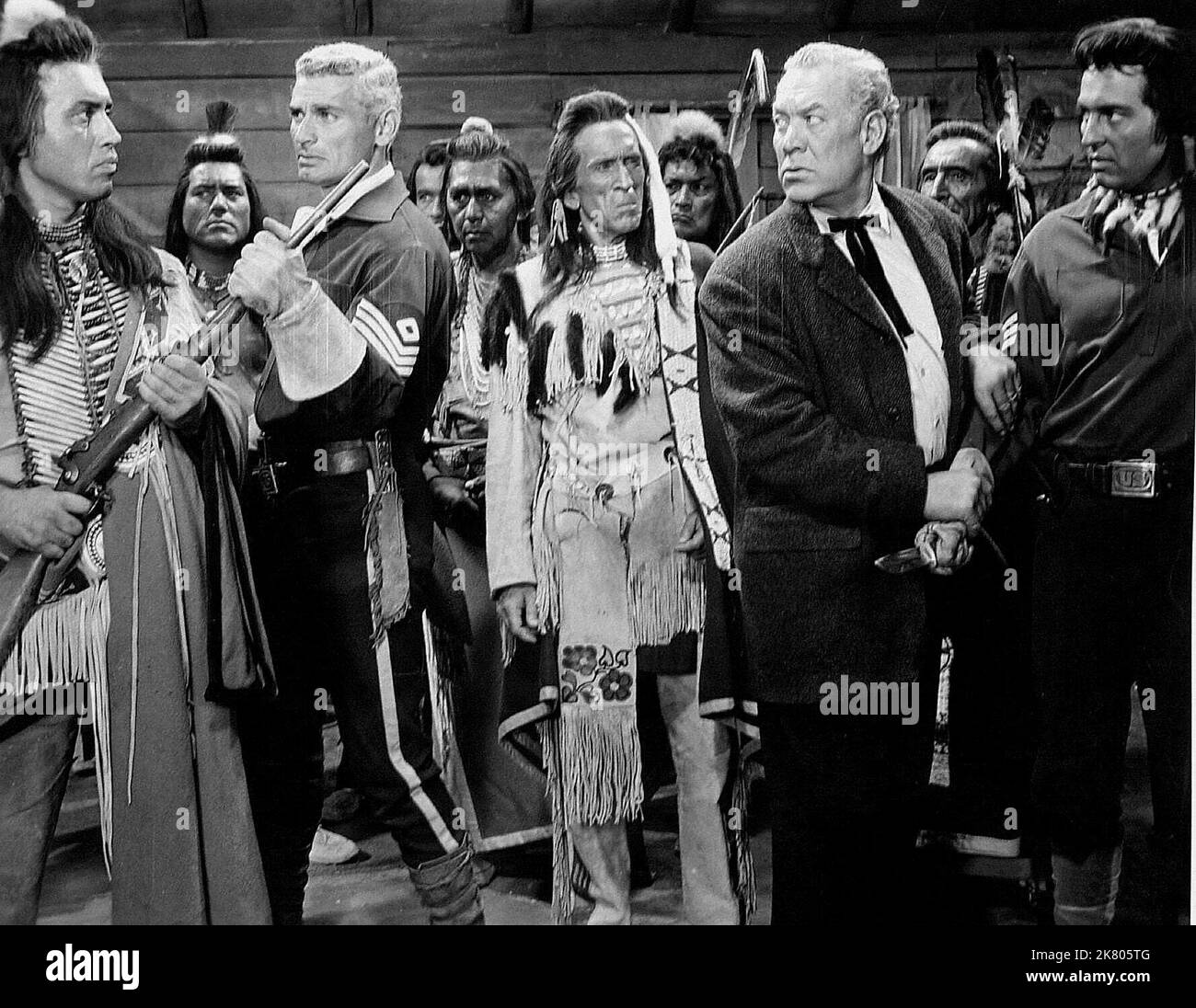 Jeff Chandler & Ward Bond Film: Pillars Of The Sky; The Tomahawk And ...