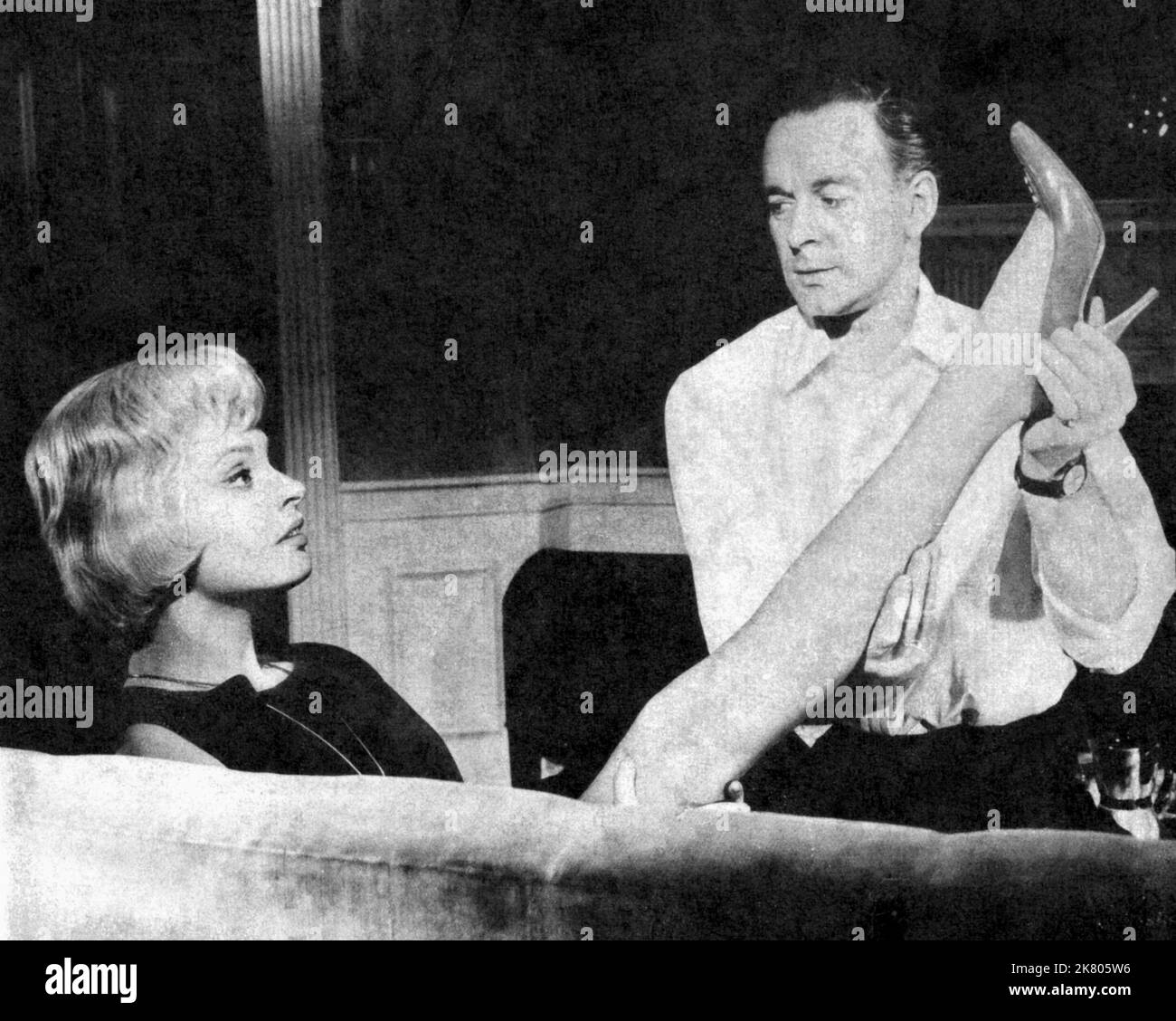 Nadja Tiller & Tony Britton Film: The Rough And The Smooth; Portrait Of ...