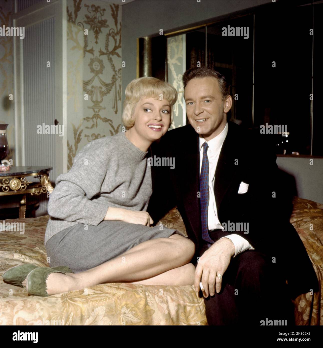 Nadja Tiller & Tony Britton Film: The Rough And The Smooth; Portrait Of ...