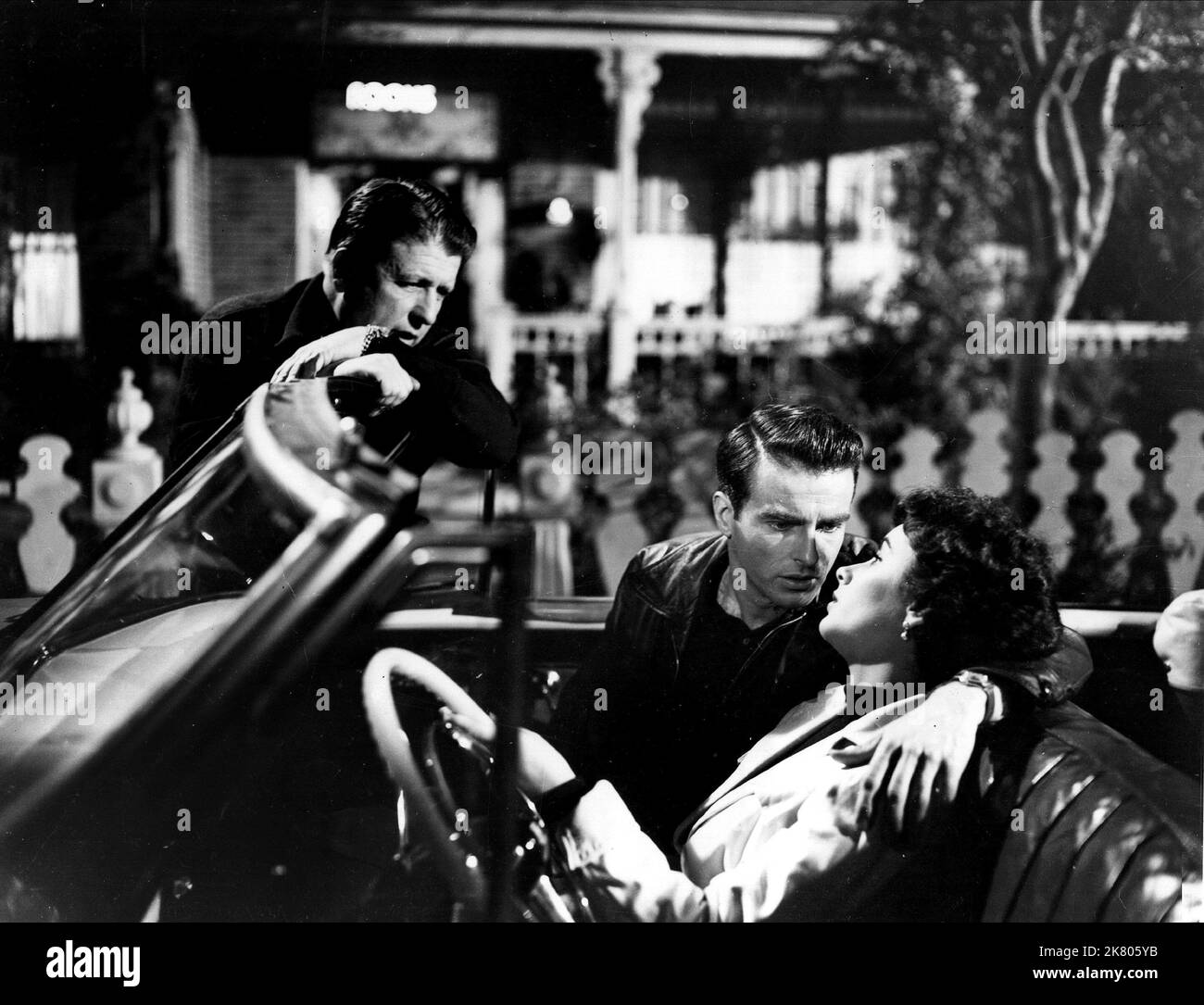 Montgomery Clift & Elizabeth Taylor Film A Place In The Sun (USA 1951 ...