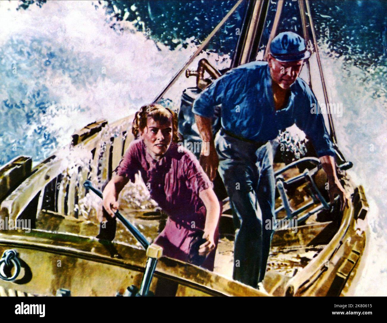 Katharine Hepburn & Humphrey Bogart Film: The African Queen (USA/UK ...