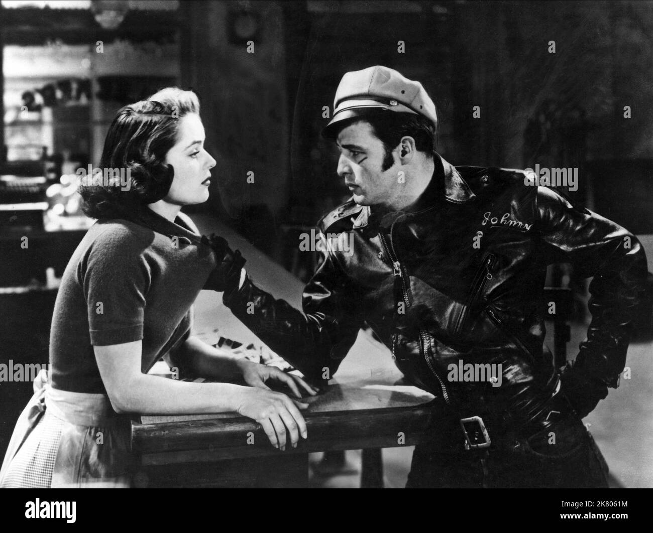 Marlon Brando & Mary Murphy Film: The Wild One (1953) Characters ...