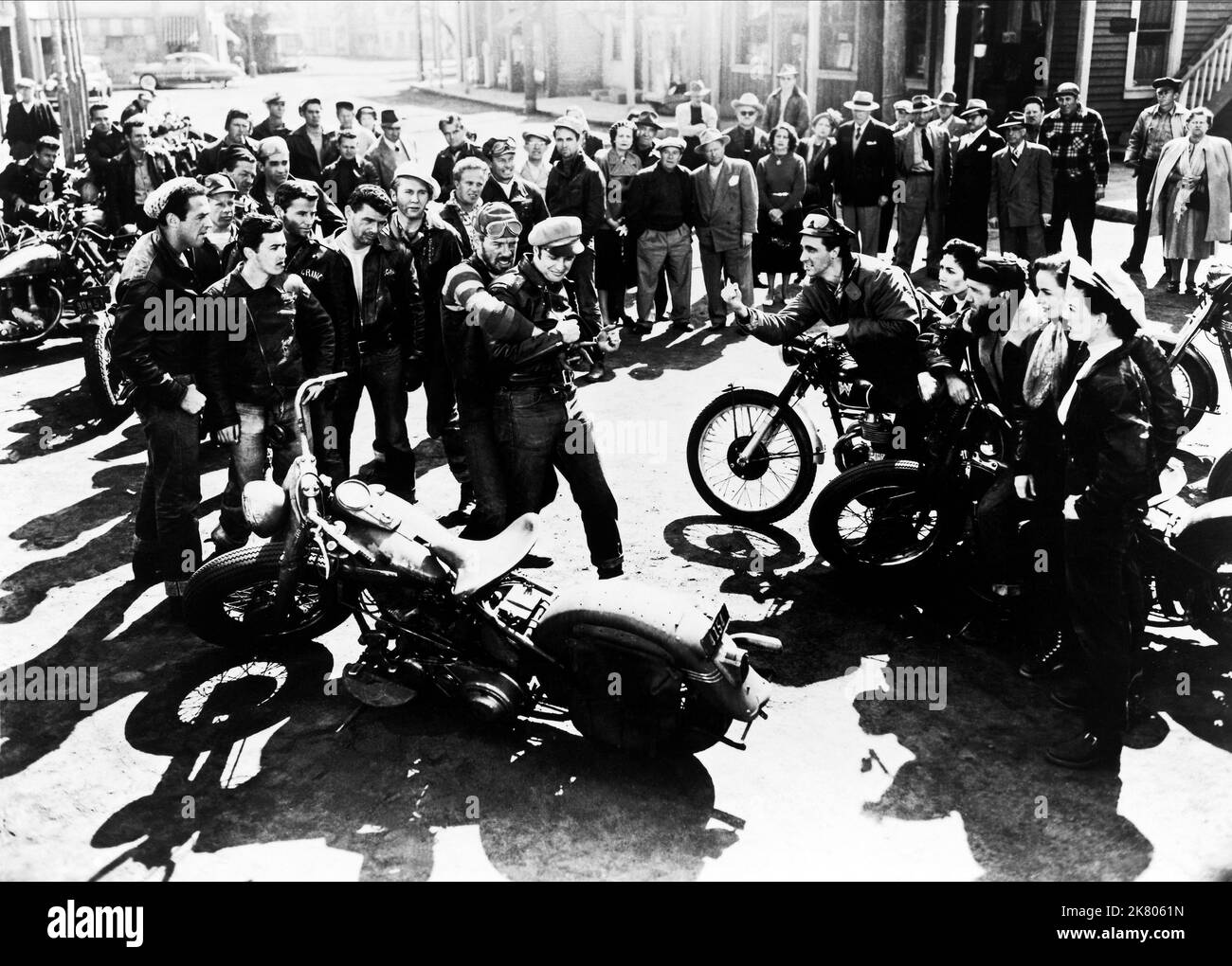 Lee Marvin & Marlon Brando Film: The Wild One (1953) Characters: Chino ...