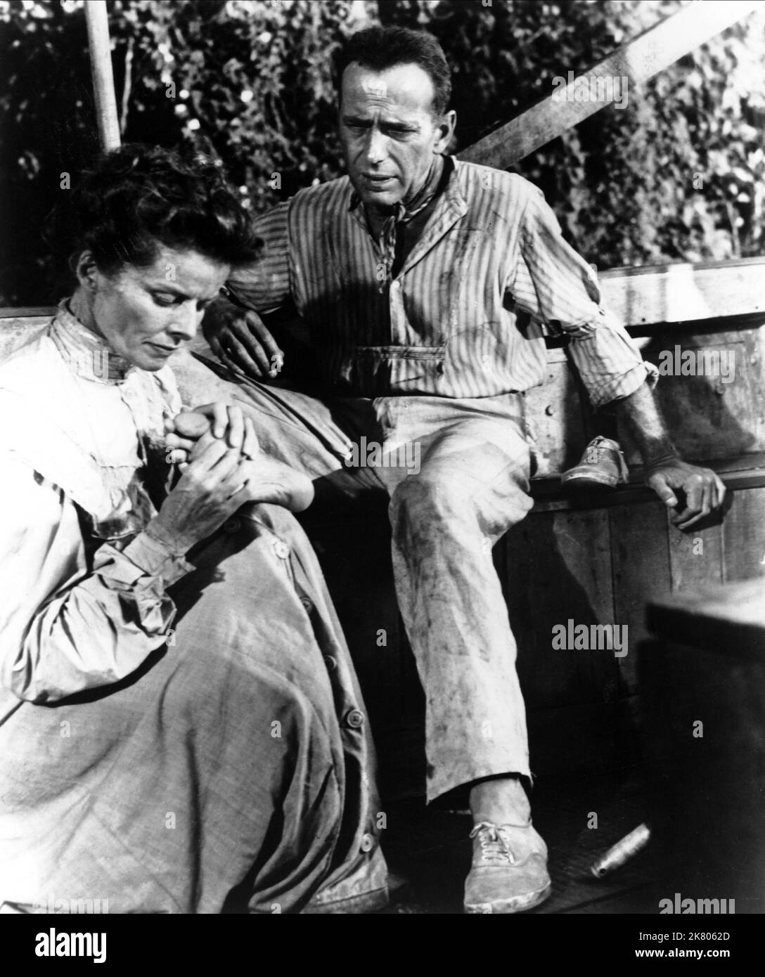Katharine Hepburn & Humphrey Bogart Film: The African Queen (USA/UK ...