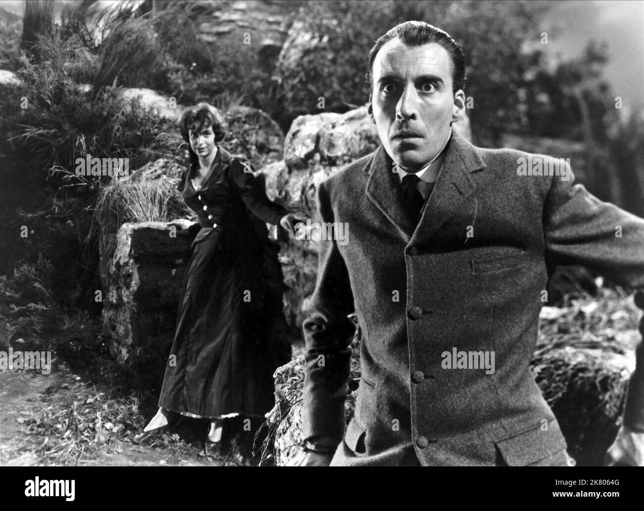 Marla Landi & Christopher Lee Film: The Hound Of The Baskervilles ...
