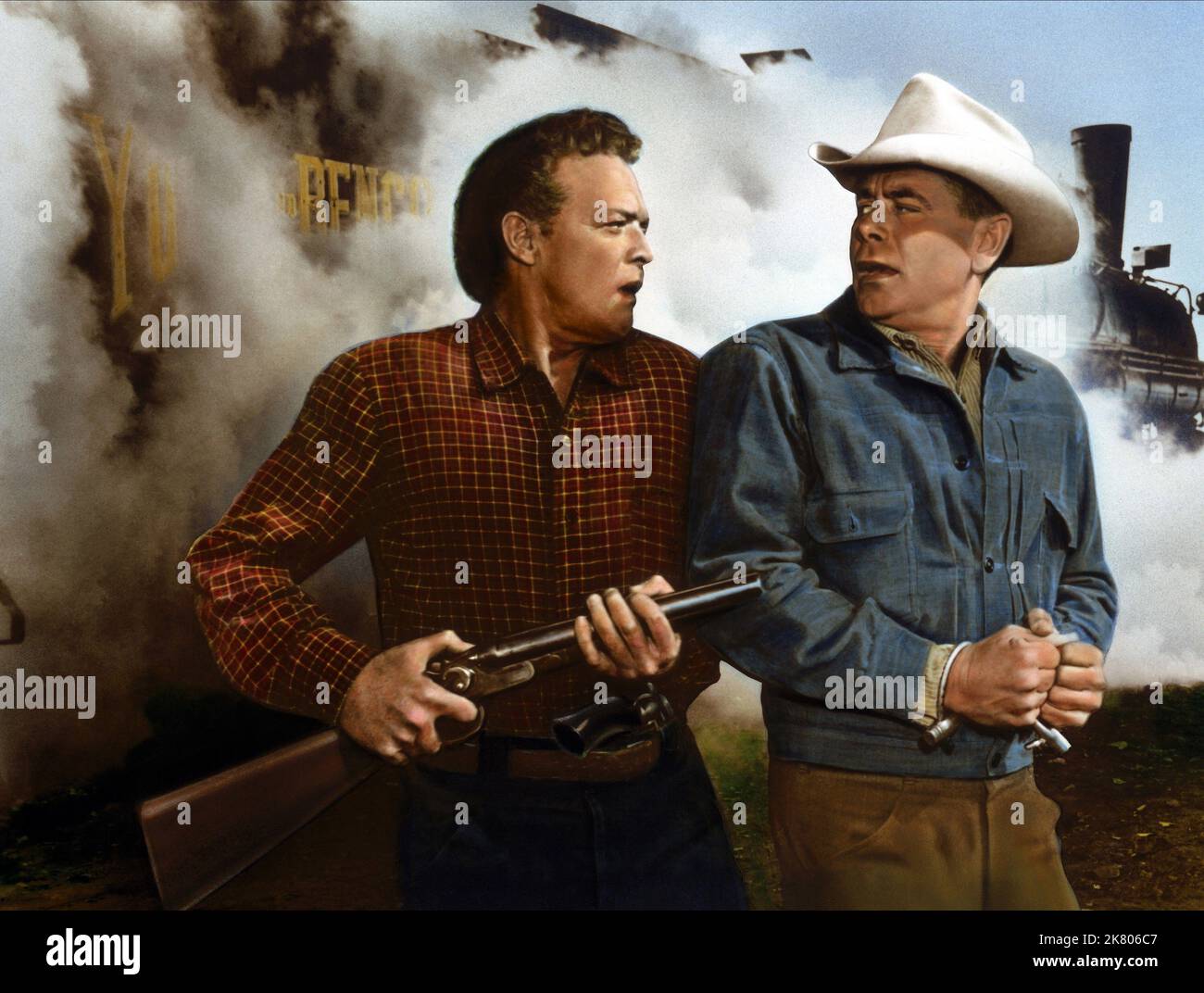 Van Heflin & Glenn Ford Film: 3:10 To Yuma (USA 1957 ...