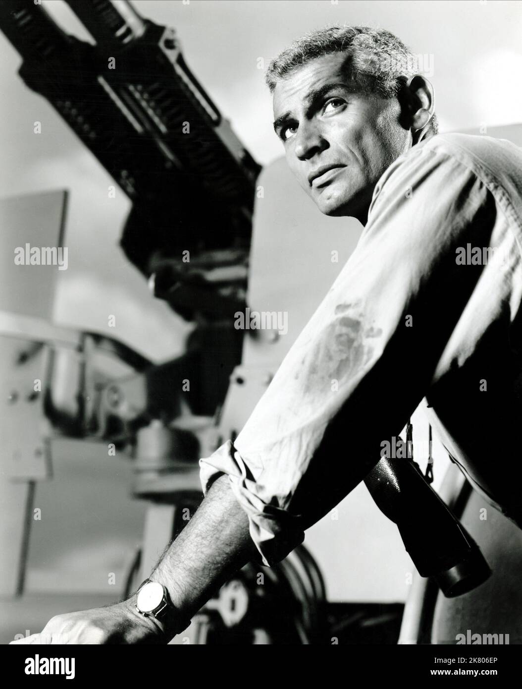 Jeff Chandler Film Away All Boats (USA 1956) Characters: Capt. Jebediah ...