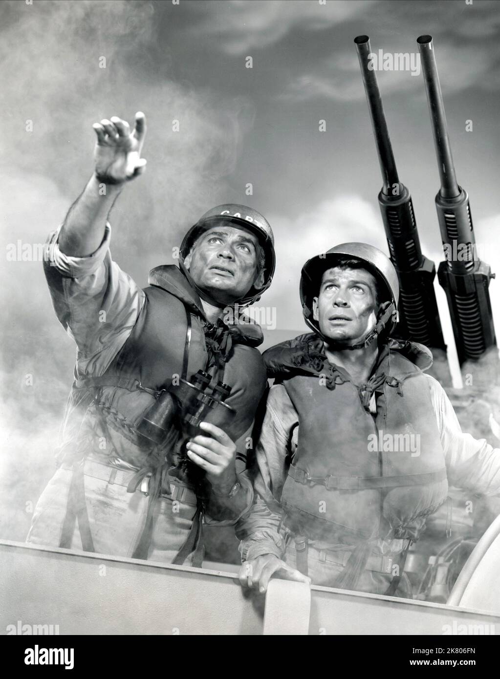 Jeff Chandler & George Nader Film Away All Boats (USA 1956) Characters ...