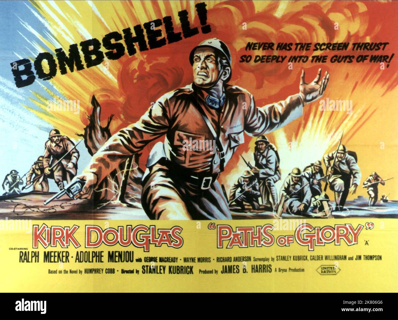 Kirk Douglas Poster Film: Paths Of Glory (USA 1957) Characters: Col ...