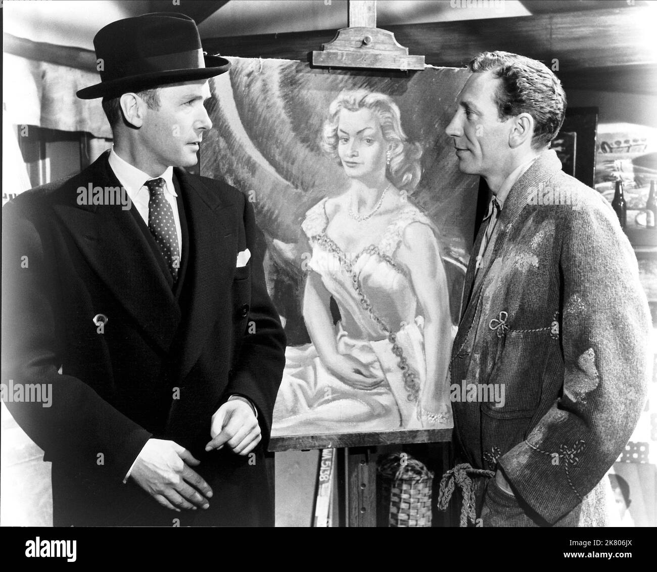Griffith Jones & John Van Eyssen Film: Account Rendered (UK 1957 ...