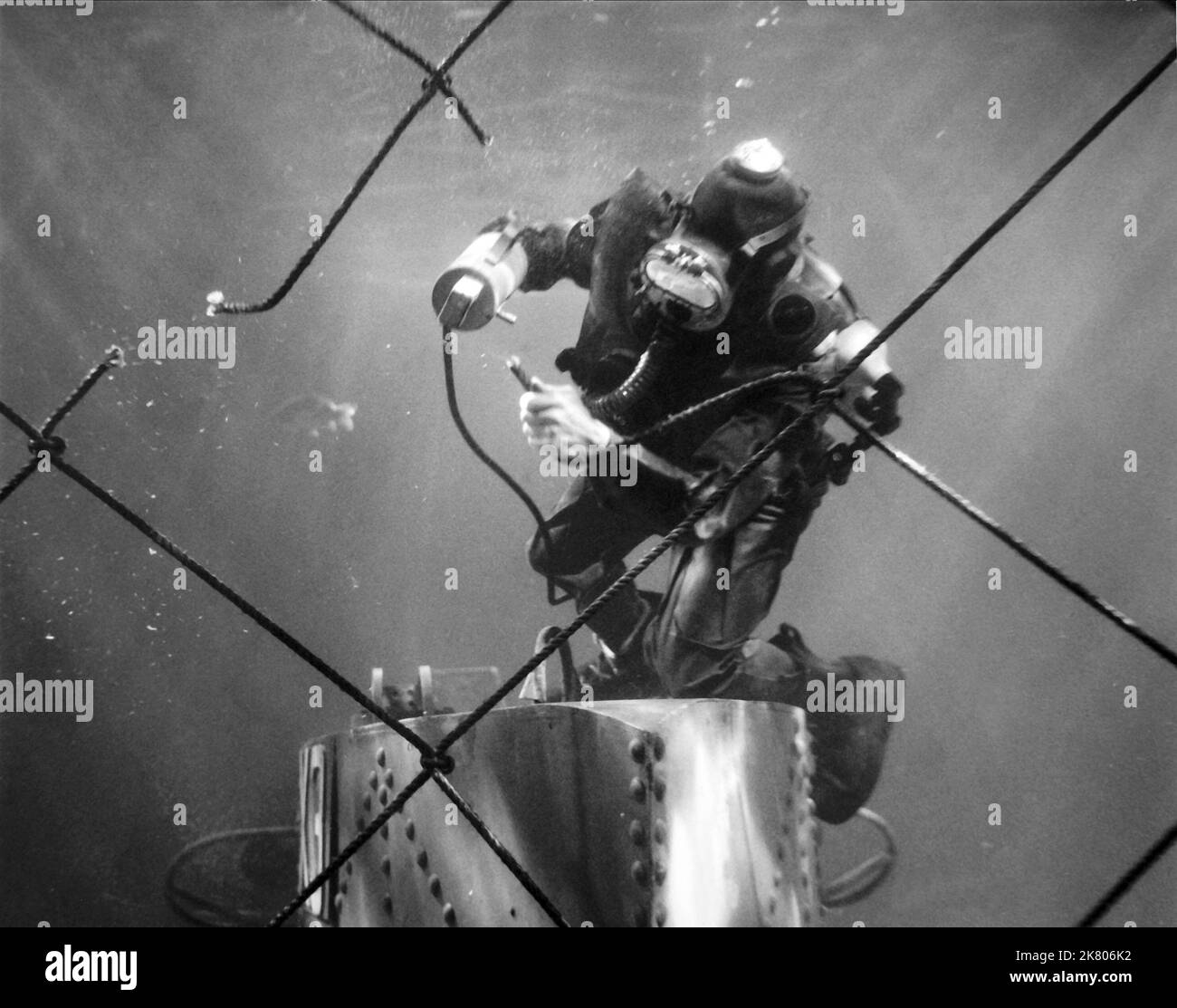 Submarine & Diver Film: Above Us The Waves (1955) Director: Ralph ...