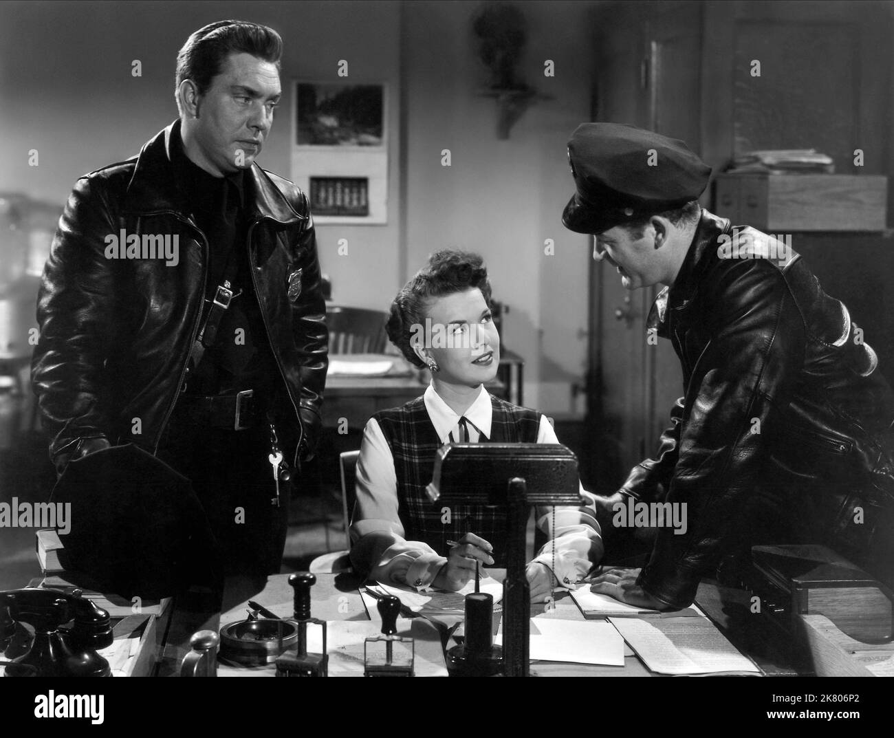 Mark Stevens, Gale Storm & Edmond O'Brien Film: Between Midnight And ...