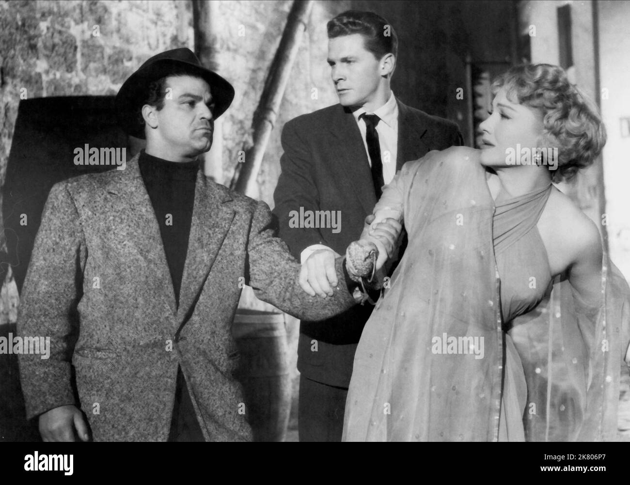 Steve Forrest & Anne Baxter Film Bedevilled (1955) Characters: Gregory ...