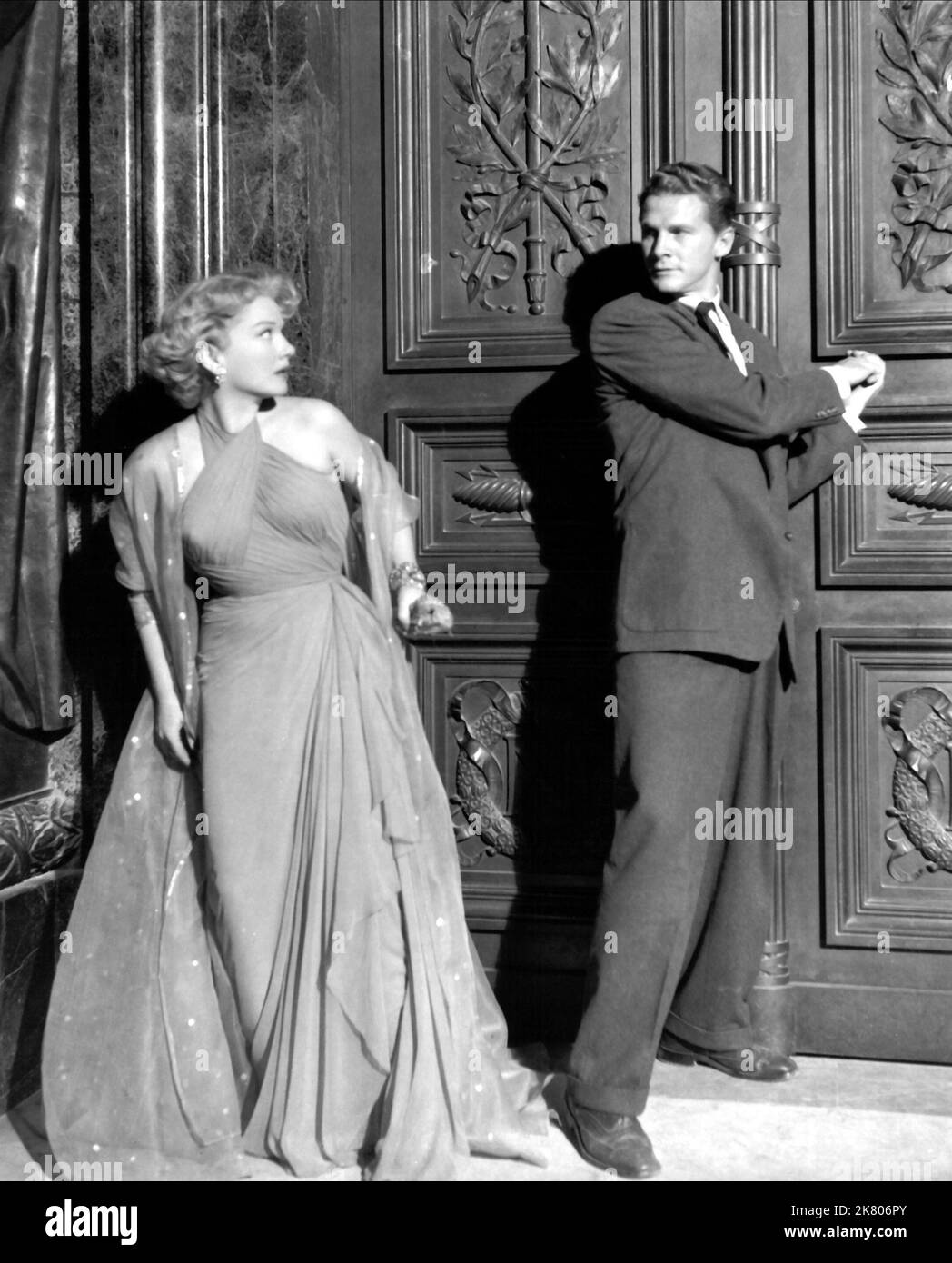 Anne Baxter & Steve Forrest Film Bedevilled (1955) Characters: Monica ...