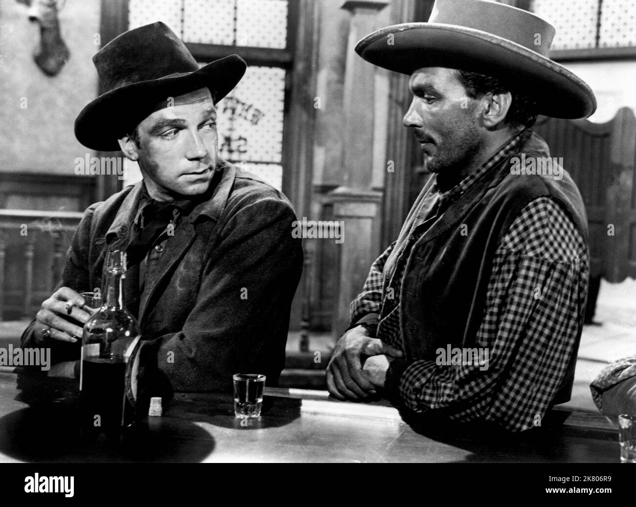 Dane Clark & Walter Coy Film Barricade (USA 1950) Characters: Bob ...
