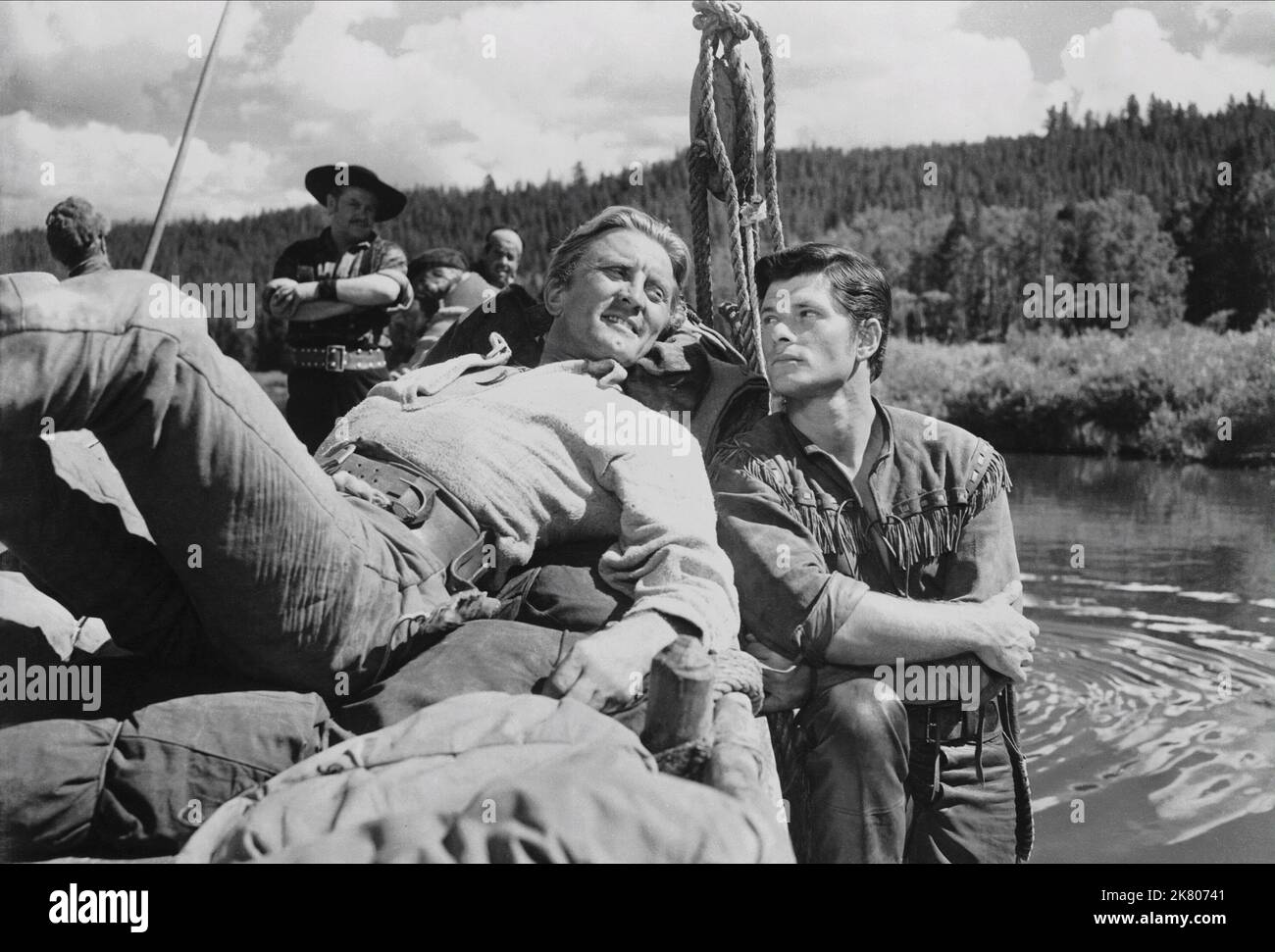 Kirk Douglas & Dewey Martin Film: The Big Sky (USA 1952) Characters ...