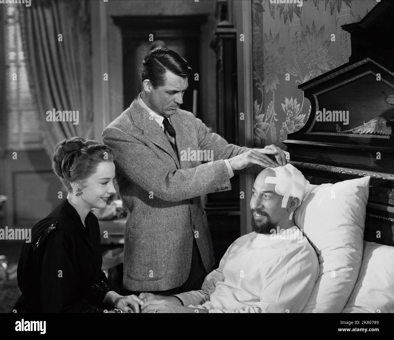 Signe Hasso, Cary Grant & José Ferrer Film Crisis (1950) Characters ...