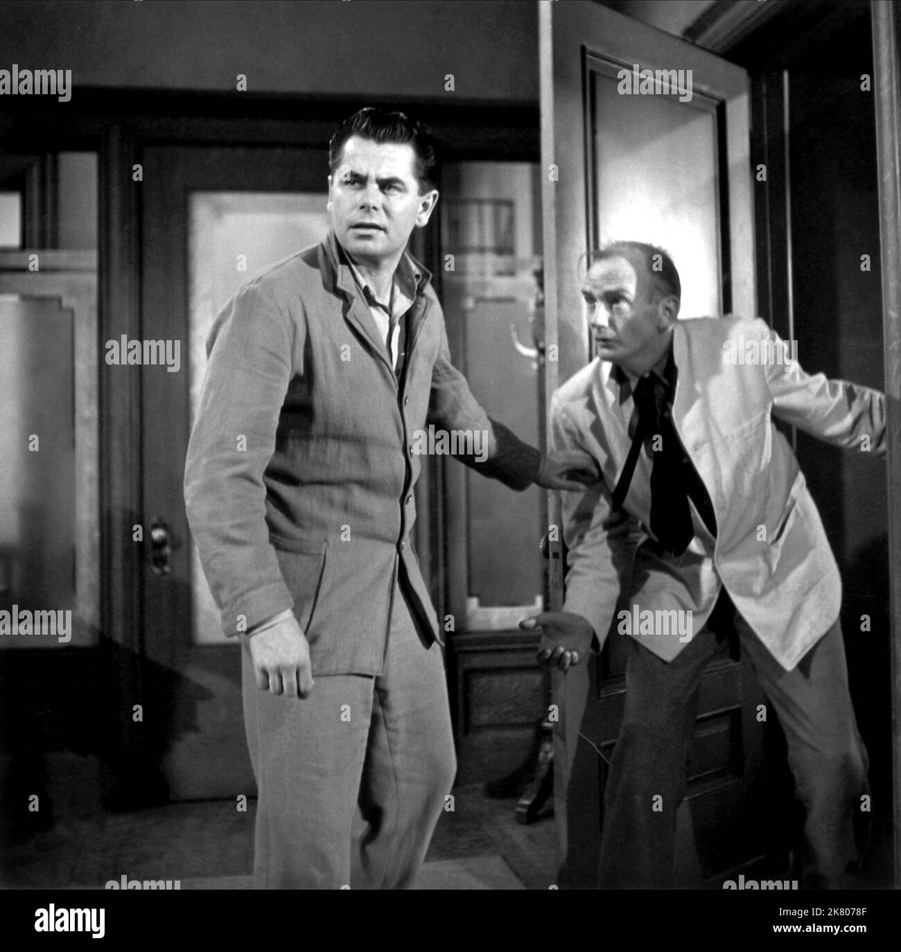 Glenn Ford & Millard Mitchell Film: Convicted (1953) Characters: Joe ...