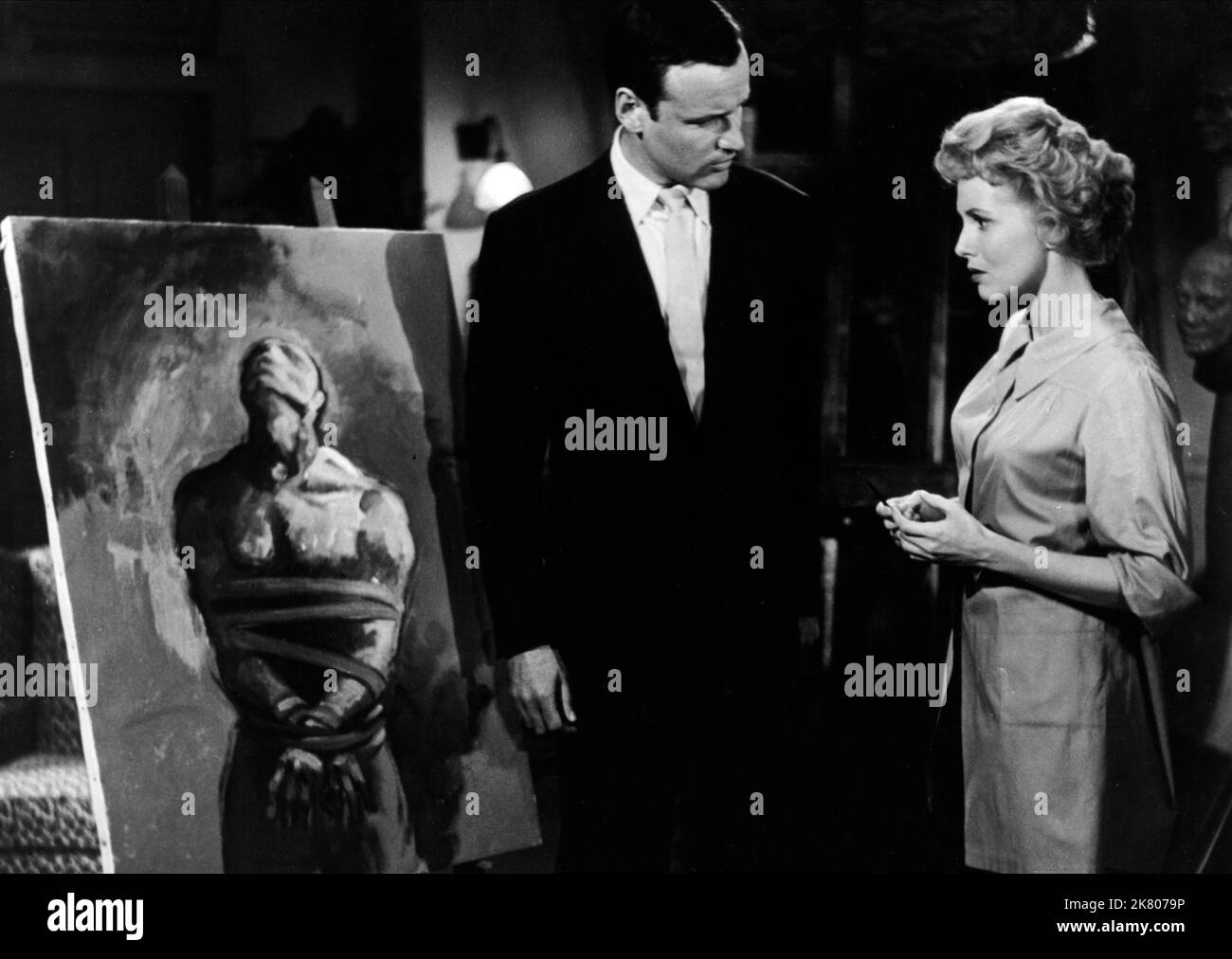 Richard Anderson & Adele Mara Film: Curse Of The Faceless Man (1958 ...