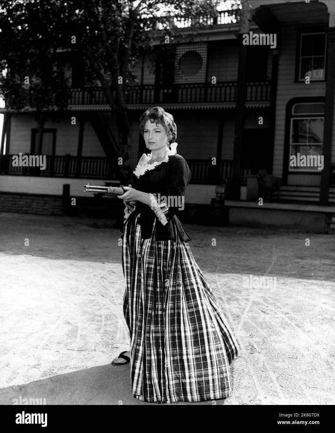 Valerie French Film Decision At Sundown (1957) Characters: Ruby James ...