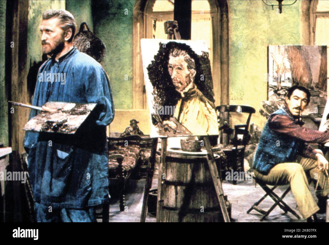 Kirk Douglas & Anthony Quinn Film Lust For Life (USA 1956) Characters ...