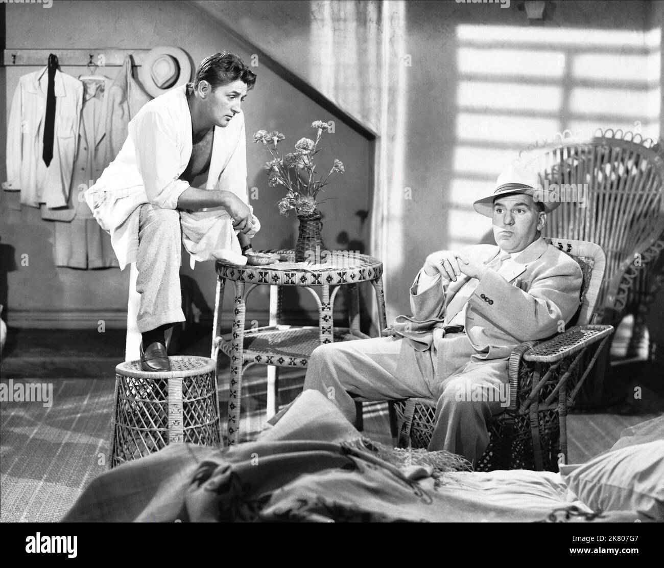 Robert Mitchum & William Bendix Film Macao (USA 1952) Characters: Nick ...