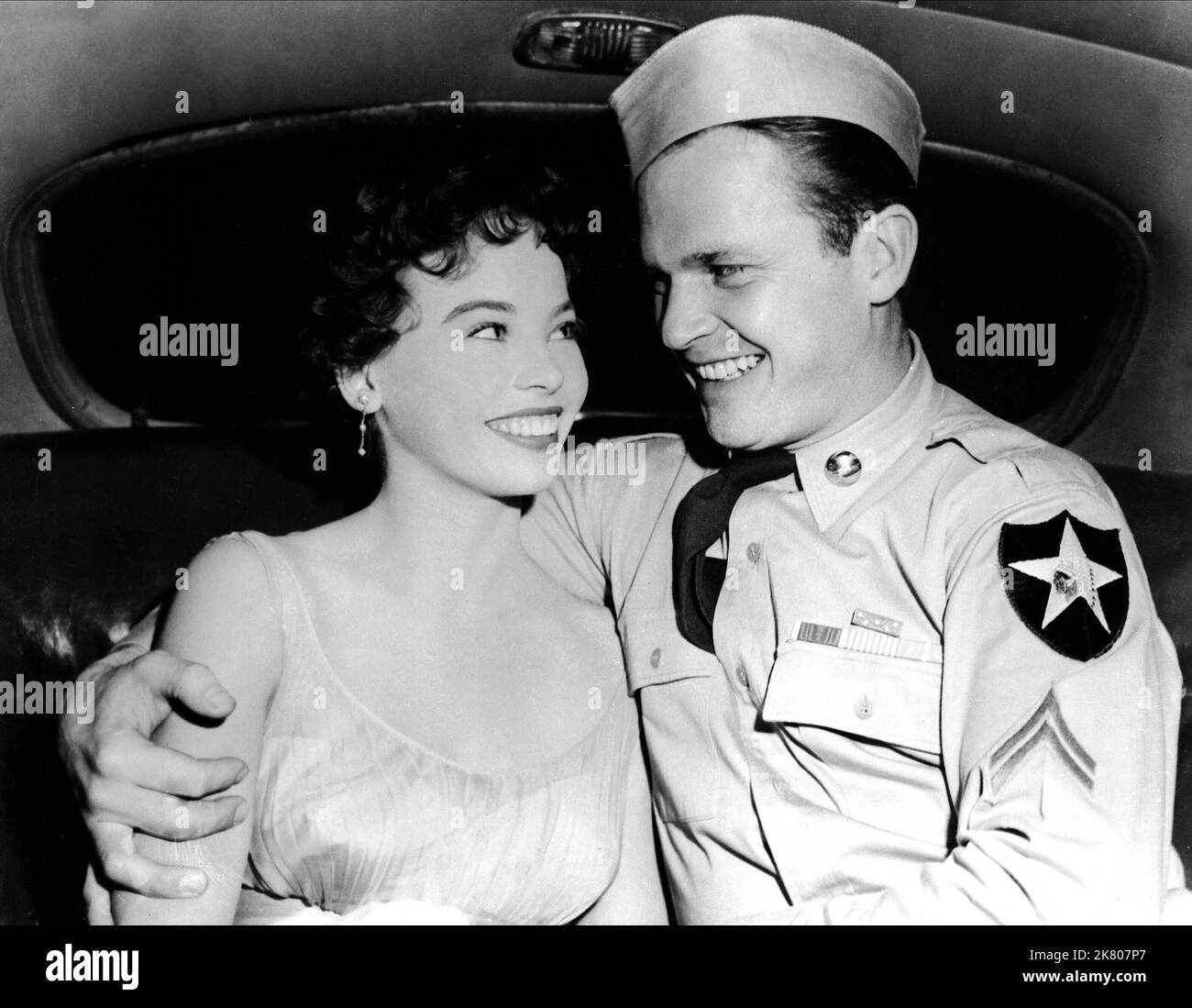 Leslie Caron & Ralph Meeker Film Glory Alley (1953) Characters: Angela ...