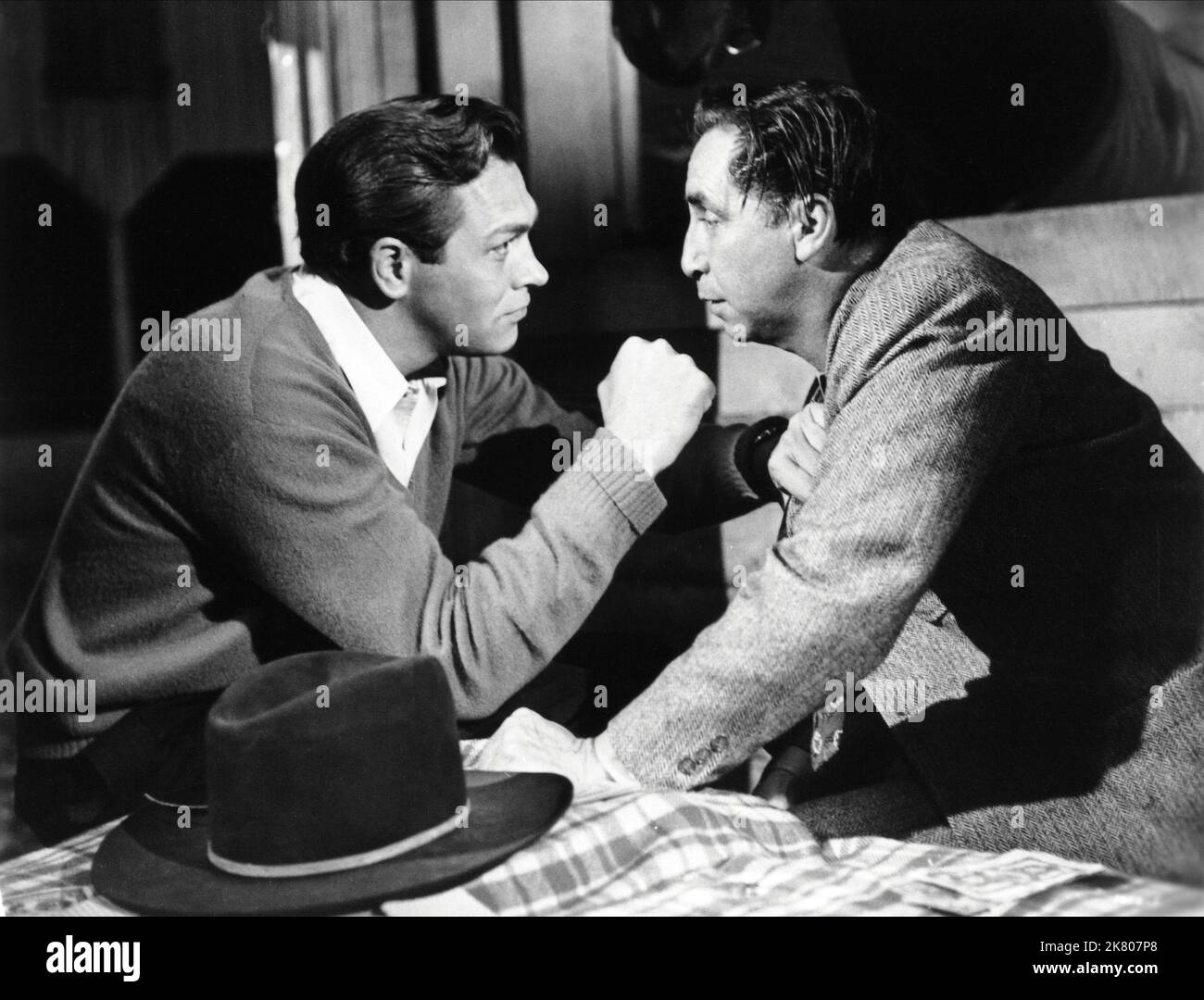 Howard Keel & Horace Mcmahon Film: Fast Company (1953) Director: John ...