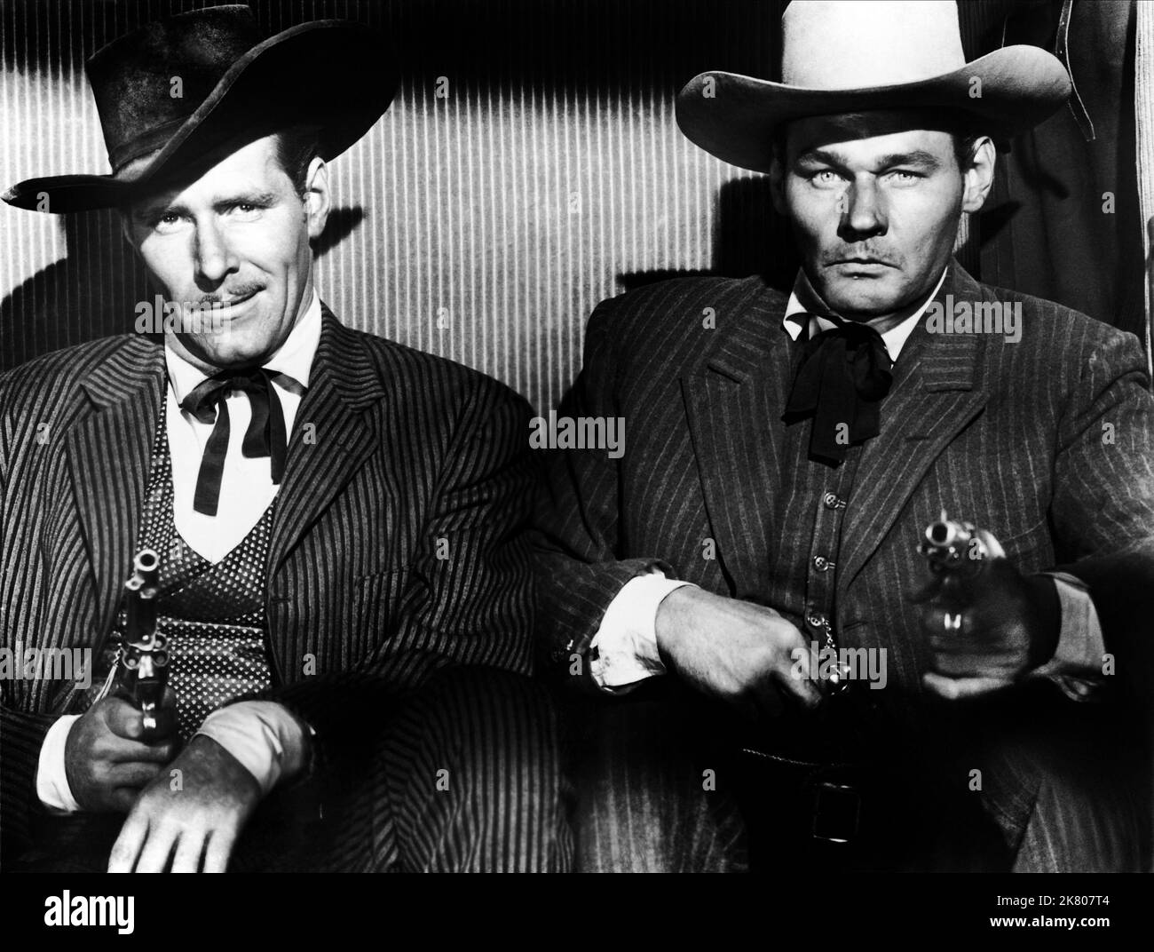 Philip Carey & Leo Gordon Film: Gun Fury (1950) Characters: Frank ...