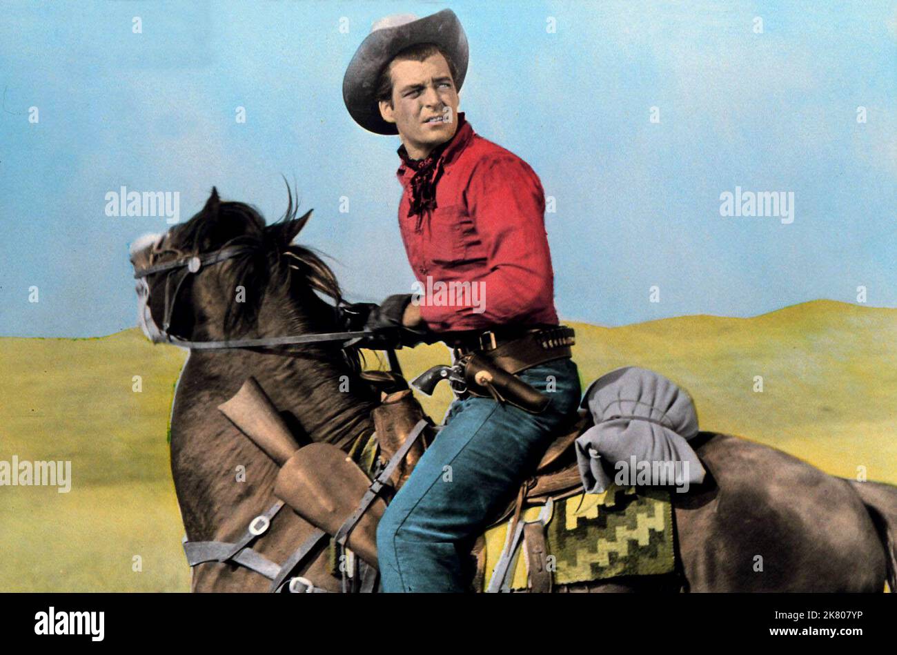 Rory Calhoun Film Red Sundown (1956) Characters: Deputy Alec Longmire ...